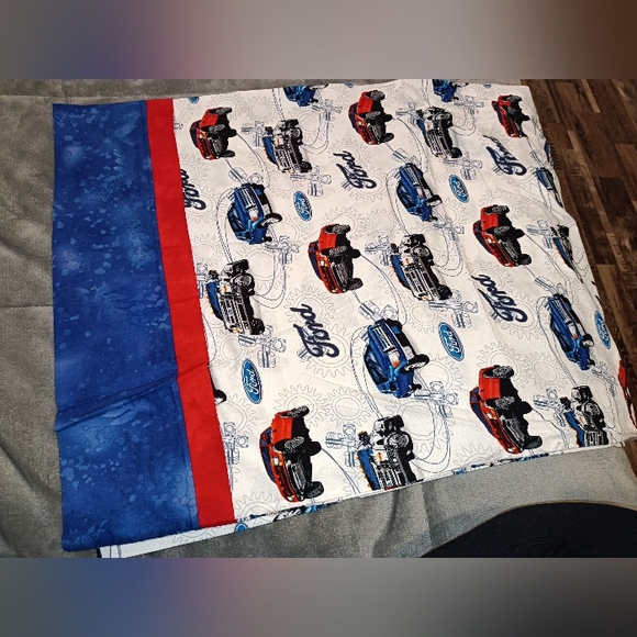 Bedding | Ford Themed Blanket With Cars | Poshmark